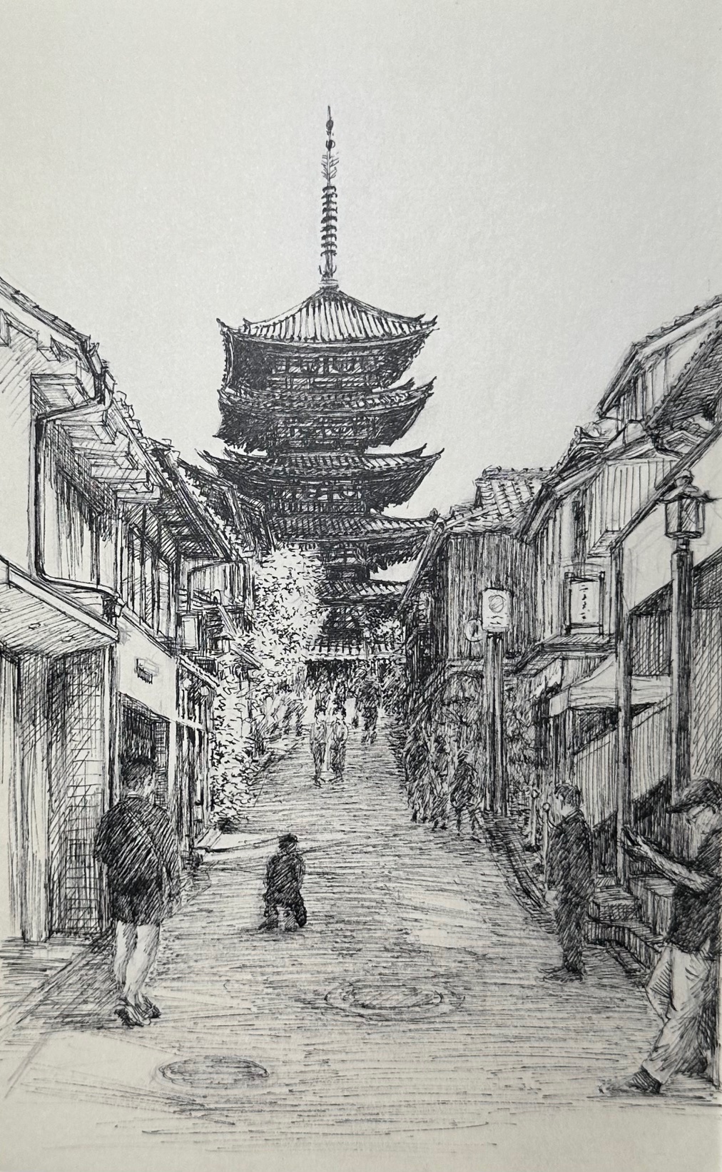 Japan Album – drawing – C.M. Su Art Studio